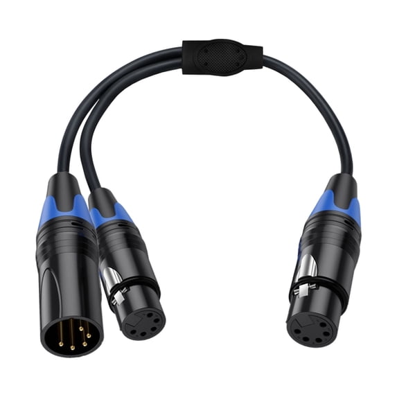 5Pin XLR Y Splitter Cable 5Pin XLR Cable For Stage Lighting And Stage ...