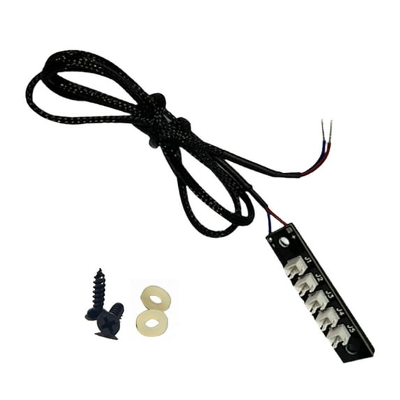 5Port PC Fan Hub 2Pin Splitter 1 to 5Way For Multiple Cooling Fan ...