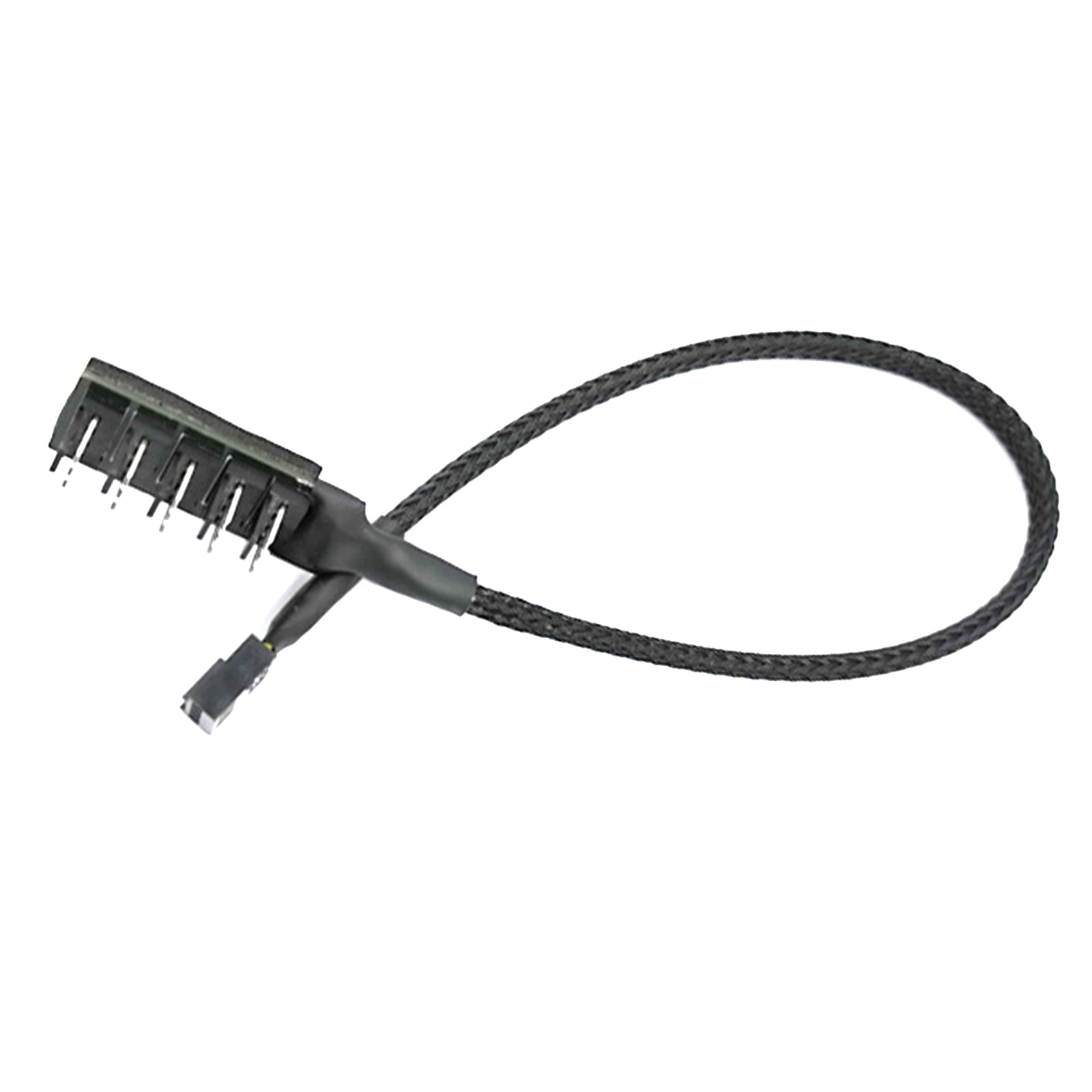 5Port PC Fan Hubs Extension Cable 4PIN/3PIN Fan Splitter Adapter Cable ...