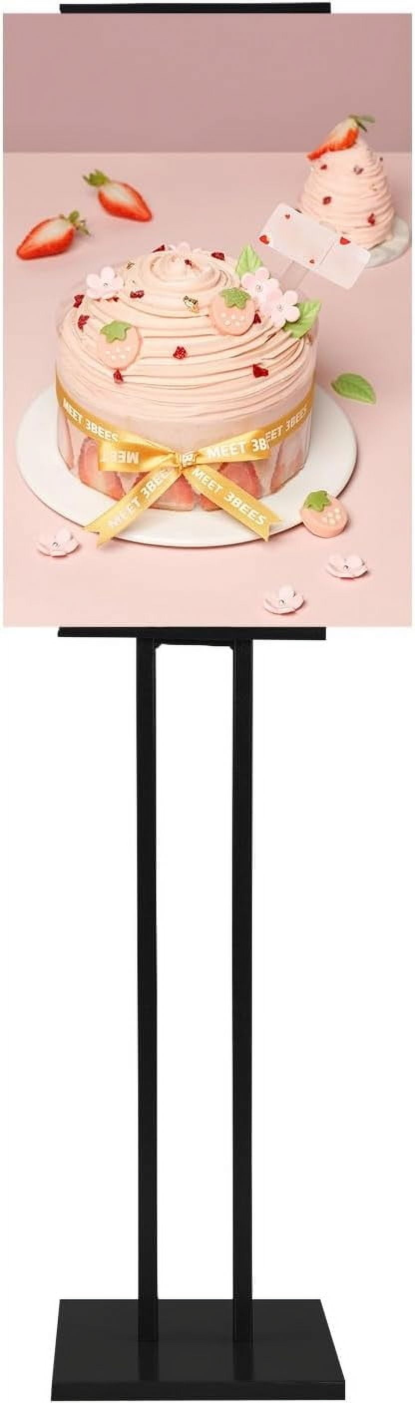 5Psc Easel Stand,Height Adjustable Poster Holder Poster Stand,Mental ...