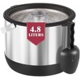 5QT/4.8L Insulated Ice Bucket for Parties, Large Capacity Double-Wall ...