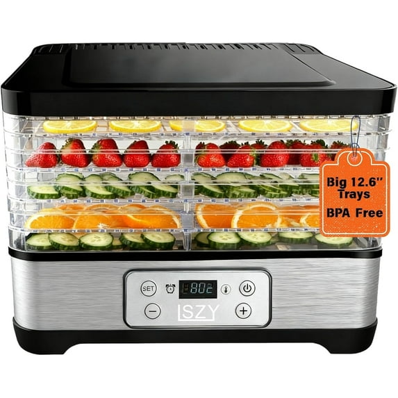 5QT Air Fryer – Beautiful Retro Design, Stylish Countertop Look, Safe ...