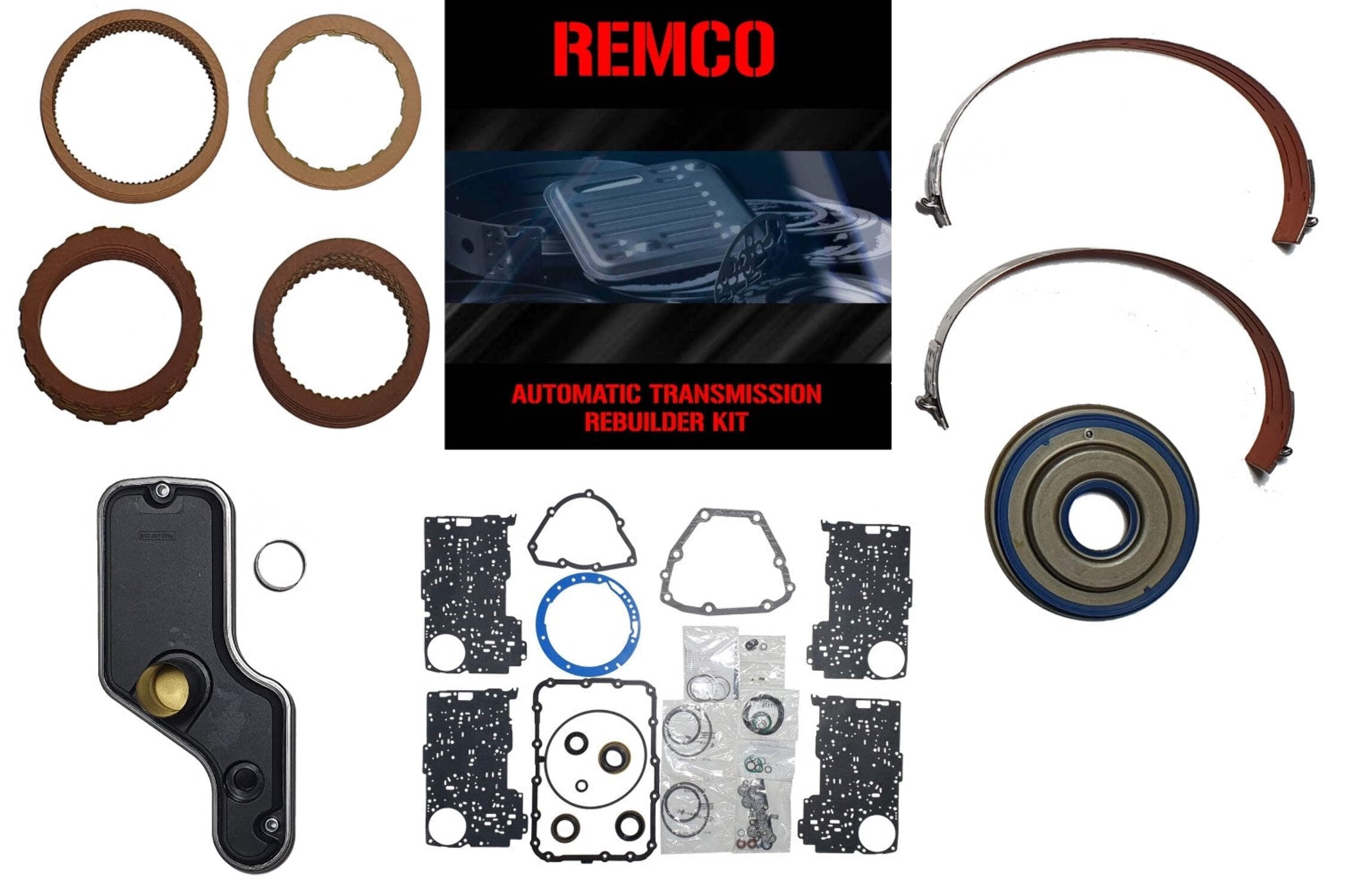 5R55W 5R55S(02-UP) TRANSMISSION REBUILT KIT WITH OVERHAULT KIT CLUTCHES ...
