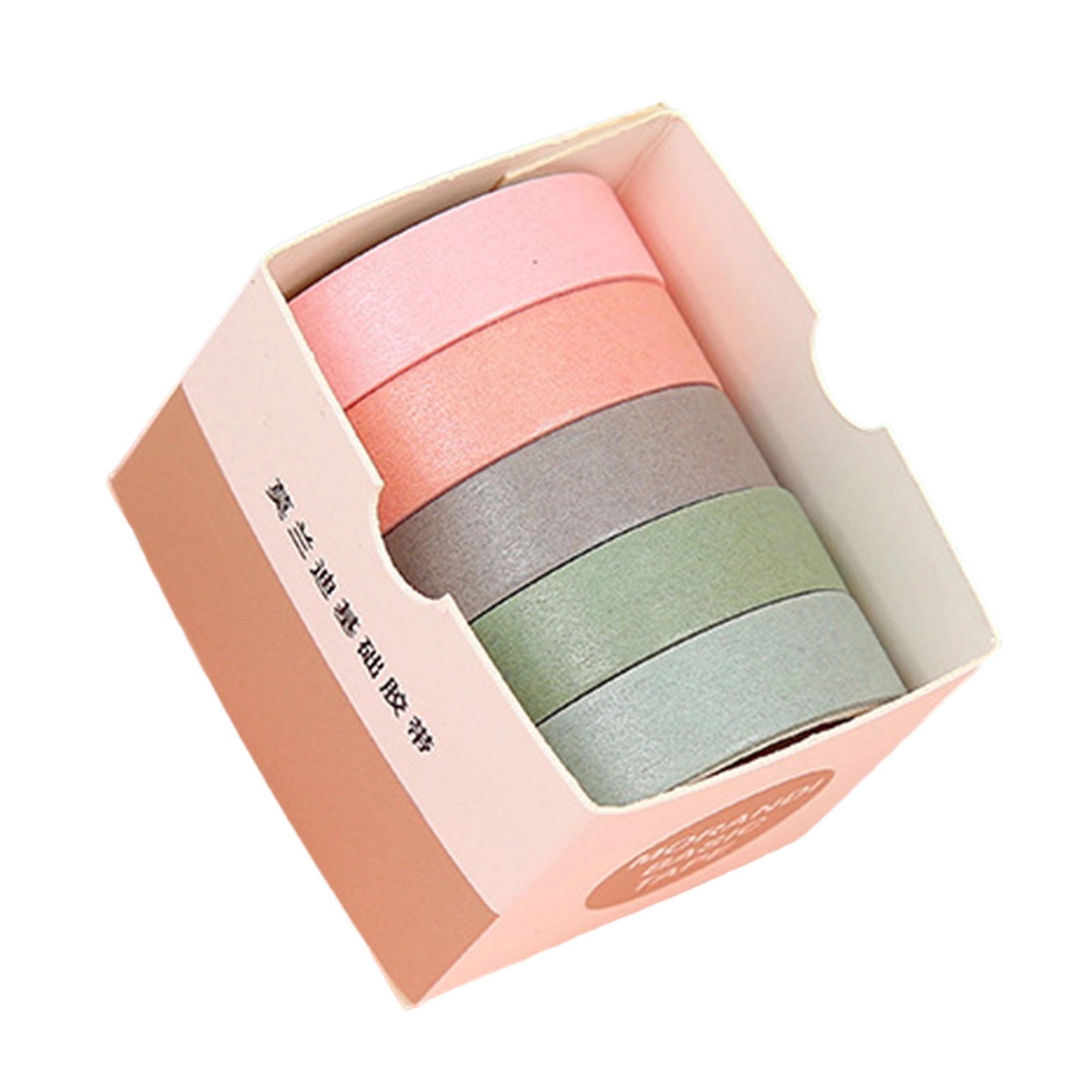 5Rolls 10mmX2M Decorative Tape Aesthetic Paper Tape for Craft ...