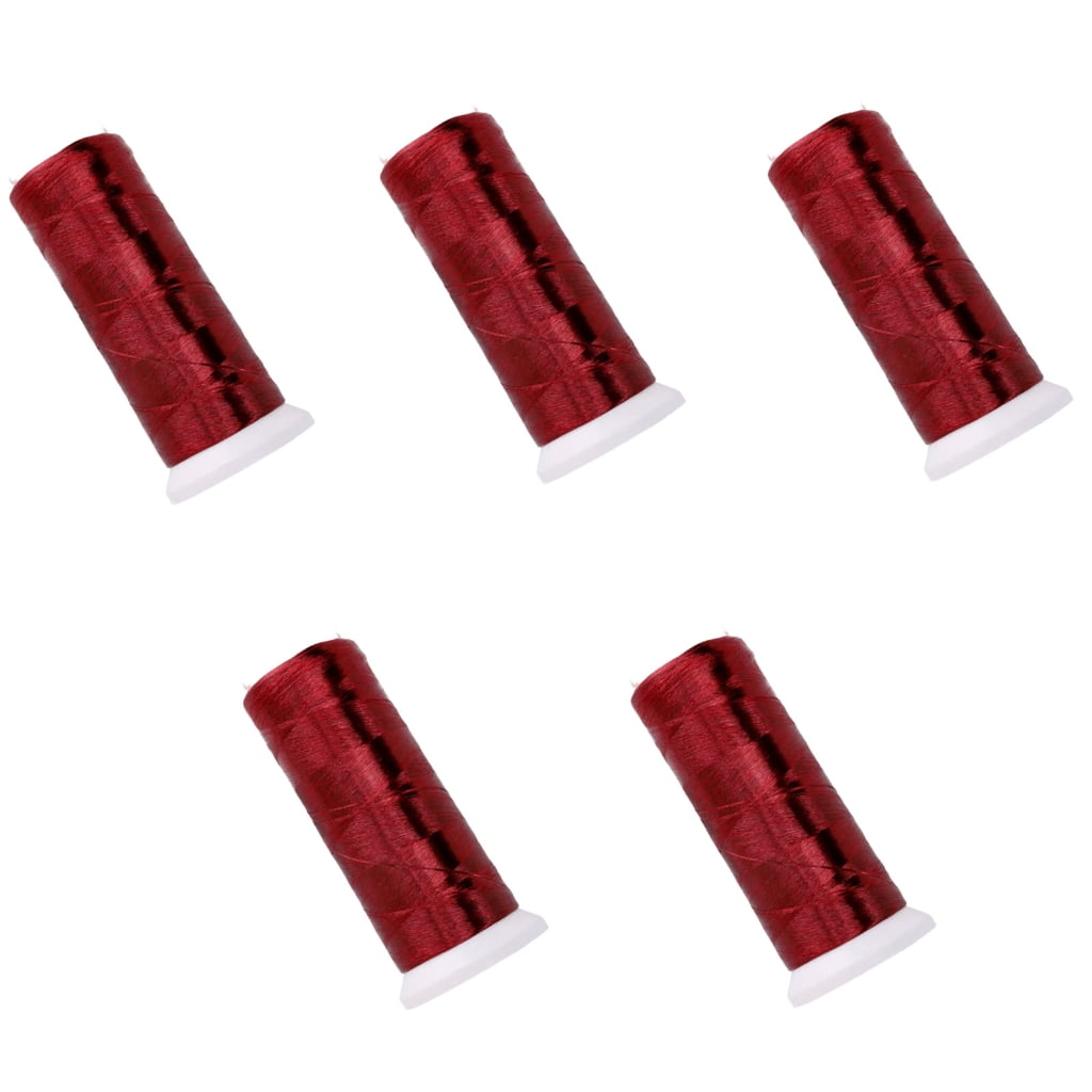 5Rolls Colored Nylon Cord Embroidery Floss 1312.33Yard Per Roll Sewing ...