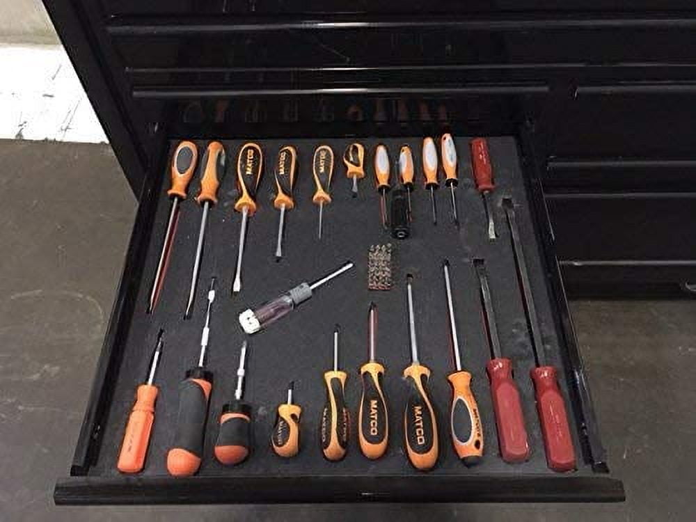 5S Lean Tool Box Foam Organizers 1/2 INCH Thick (1 Piece) (10.625" x 22 ...