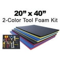 5S TOOL BOX SHADOW FOAM ORGANIZERS (2 COLOR) CUSTOM SIZE ROLL (48" x 54 ...