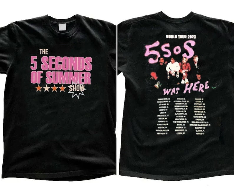 5SOS Tour 2023 shirt, The 5SOS Show MERCH shirt, 5 Seconds Of Summer ...