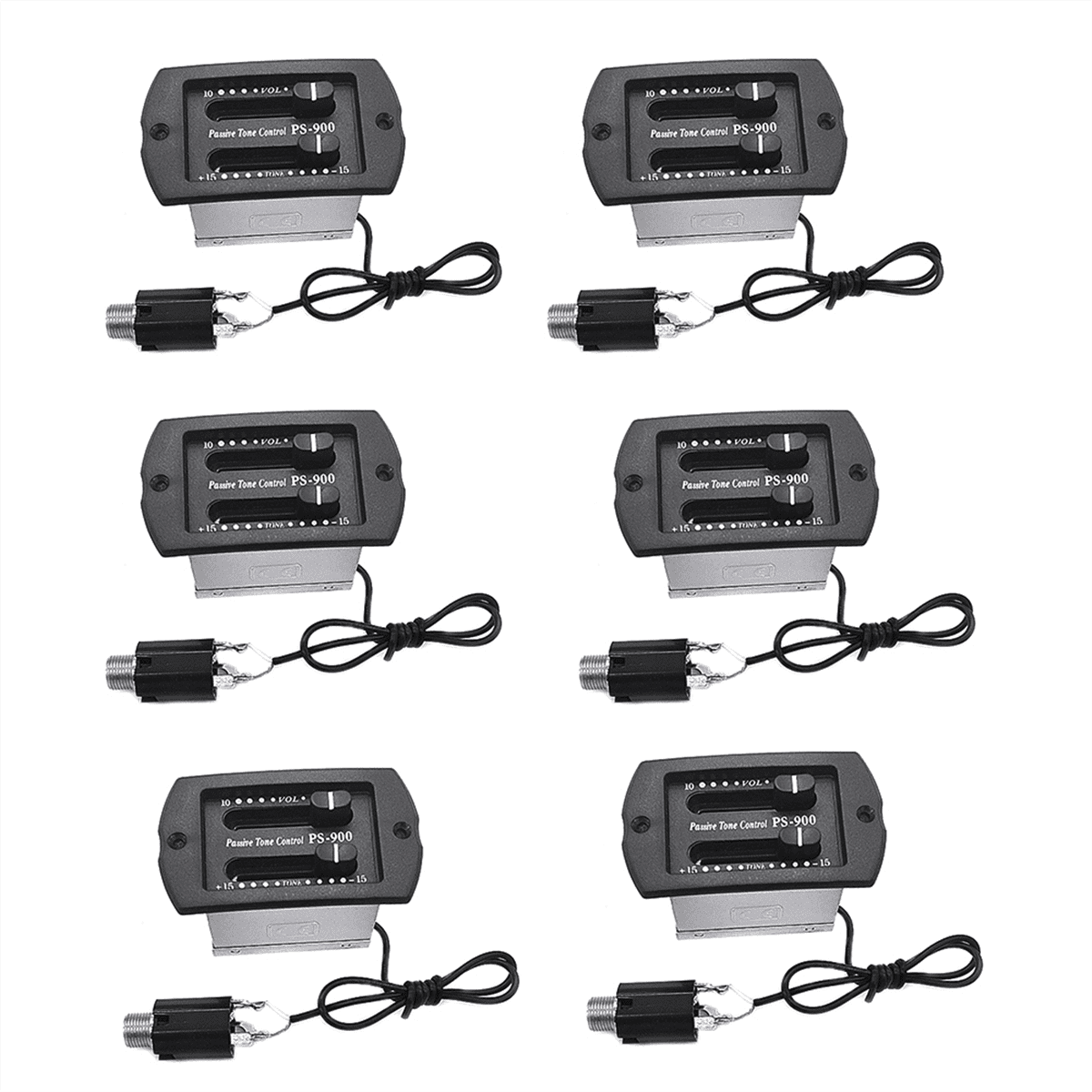 5Set PS-900 2 Band EQ Guitar Preamp Passive Volume Tone Control Piezo Pickup Equalizer - Walmart.com