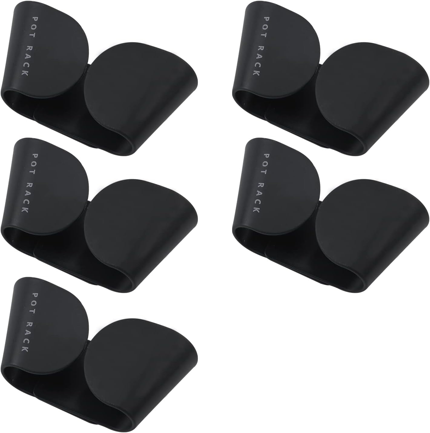 5Sets Pot Lid Racks Wall-mounted Slide Holders Pots and Pans Lid ...