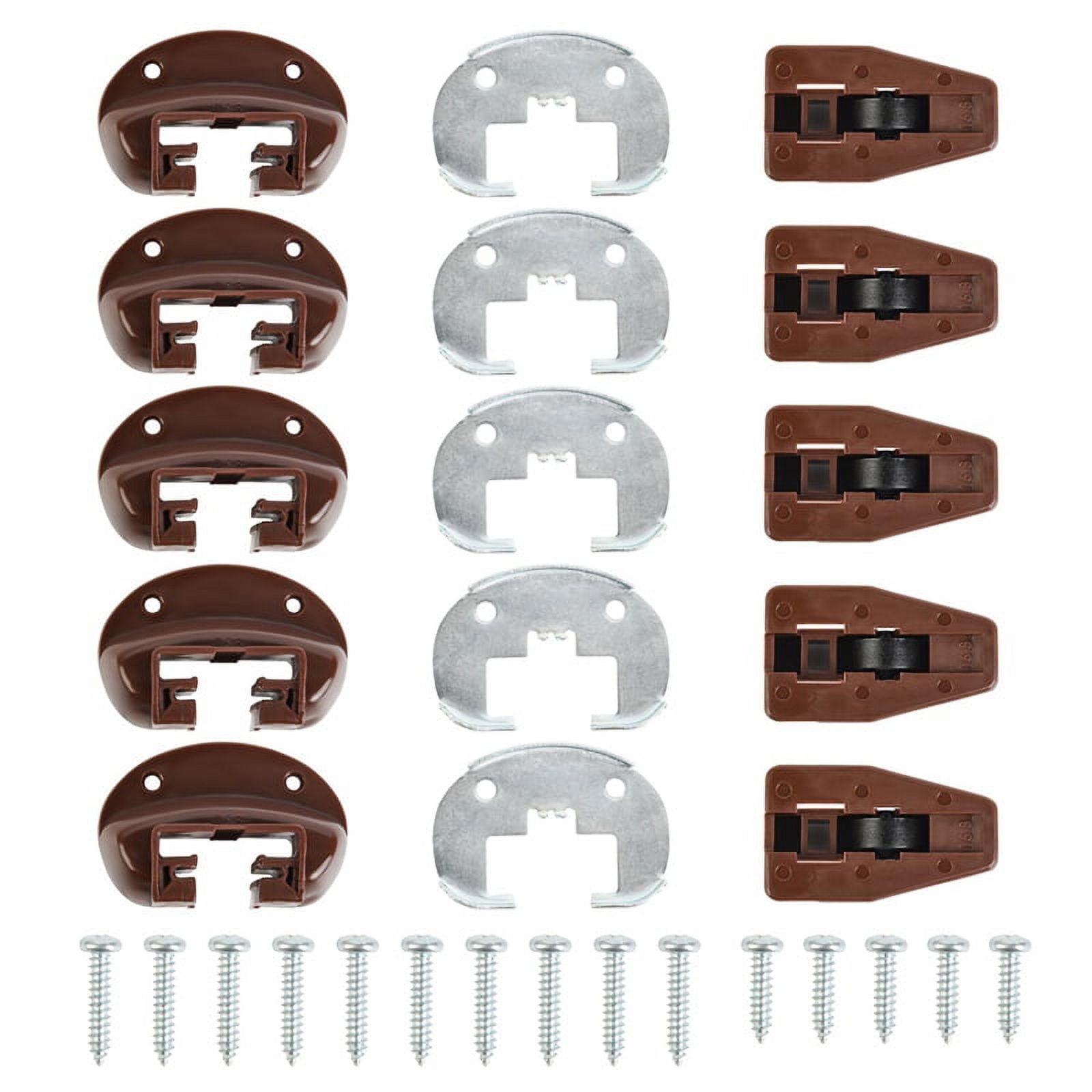 5Sets Replacement Drawer Track Slide Kit,Track Drawer Guides Furniture ...