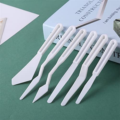 5Sets30PCS Palette Knife Painting Spatula, Plastic Spatula Palette ...