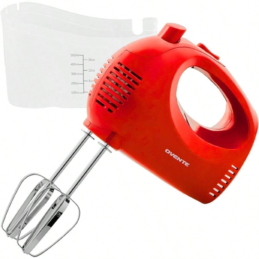 5Speed Electric Hand Mixer with Stainless Steel Mixing Whisk SnapOn ...