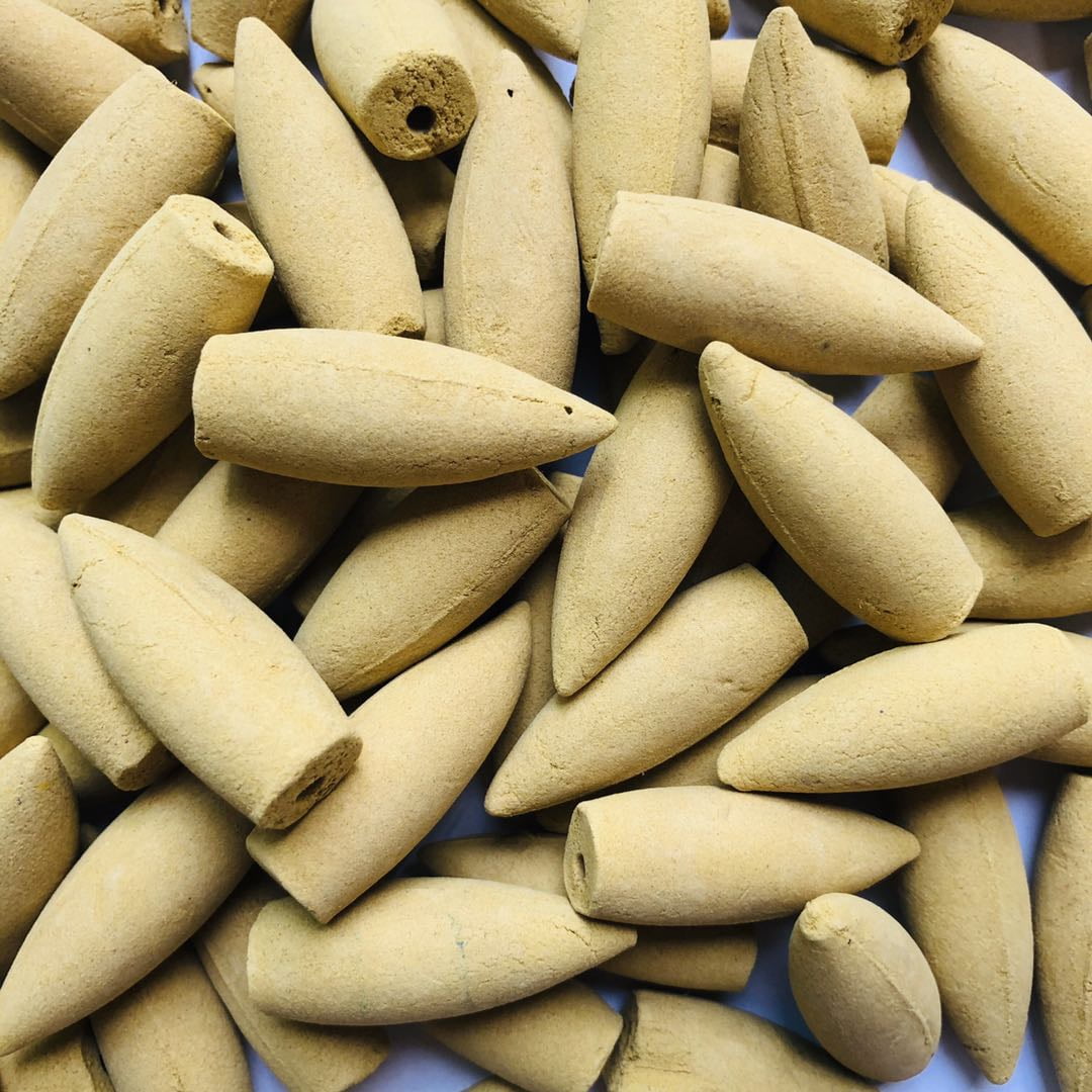 5Star-AsianArtist Big Backflow Incense Cones, Jasmine Scent, 40pcs for ...