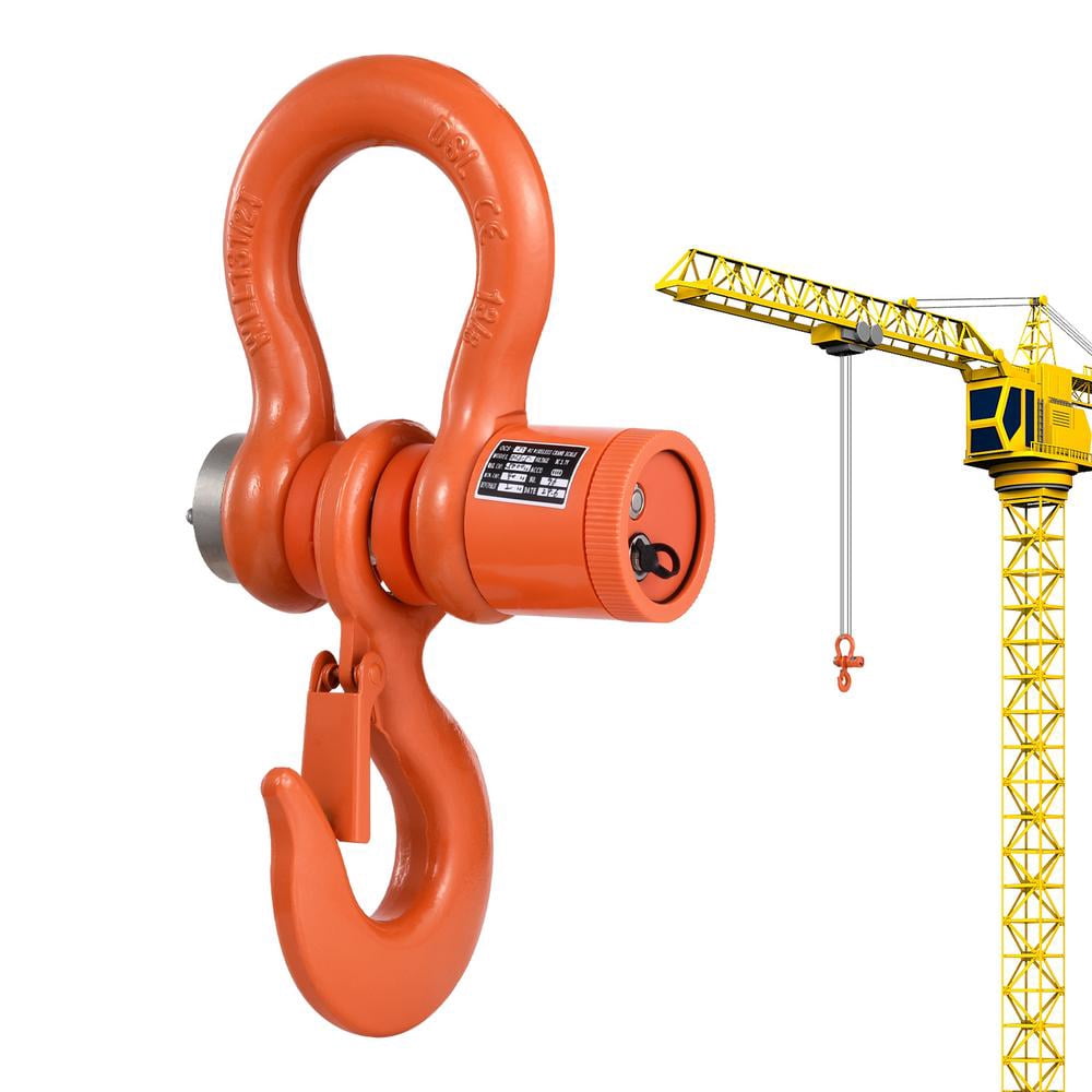 5T Digital Crane Scale - Wireless Heavy Duty Hoist Scale with Handheld ...