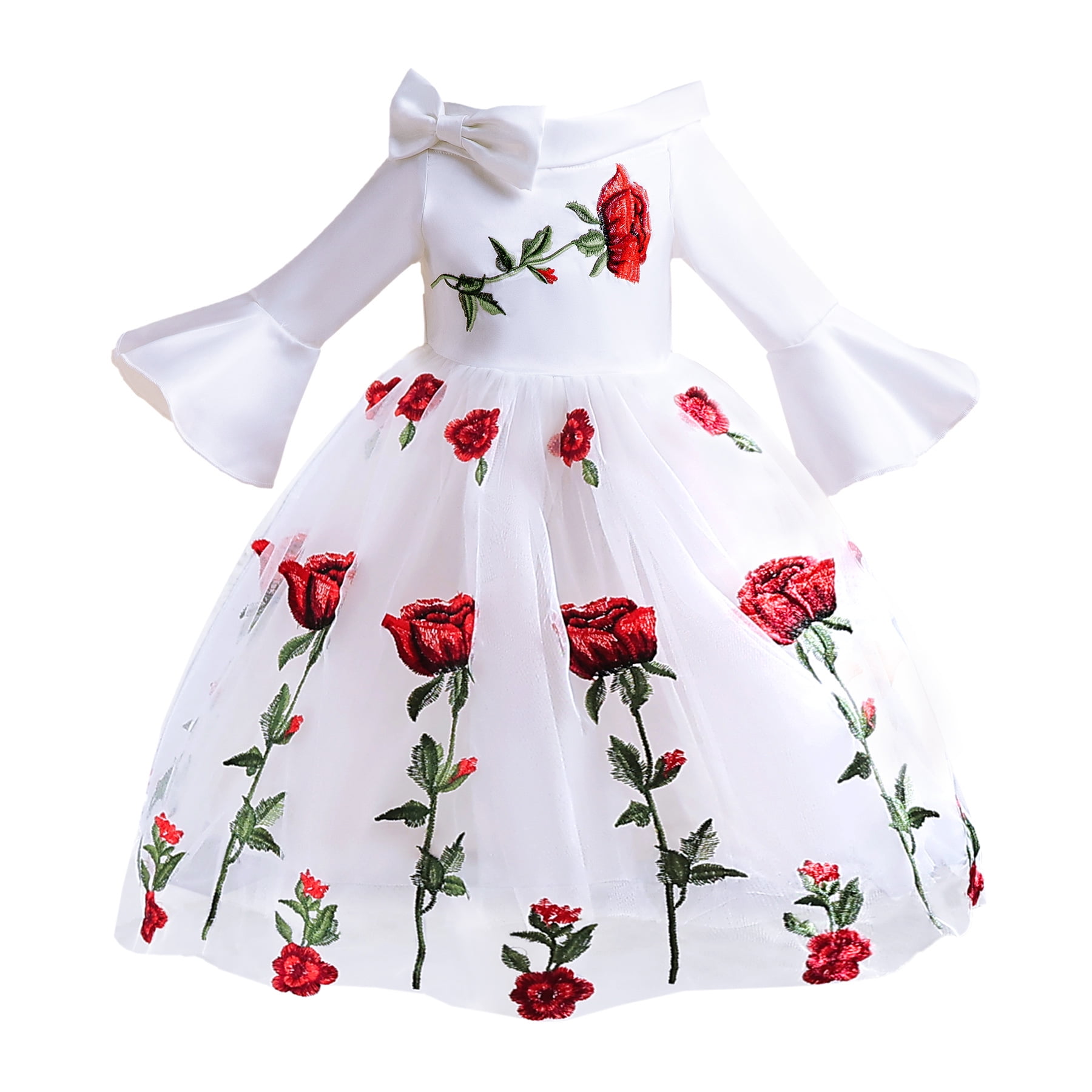 5T Kids Girls Clothes Little Girls Princess Dress 5-6 Years Girls Party ...