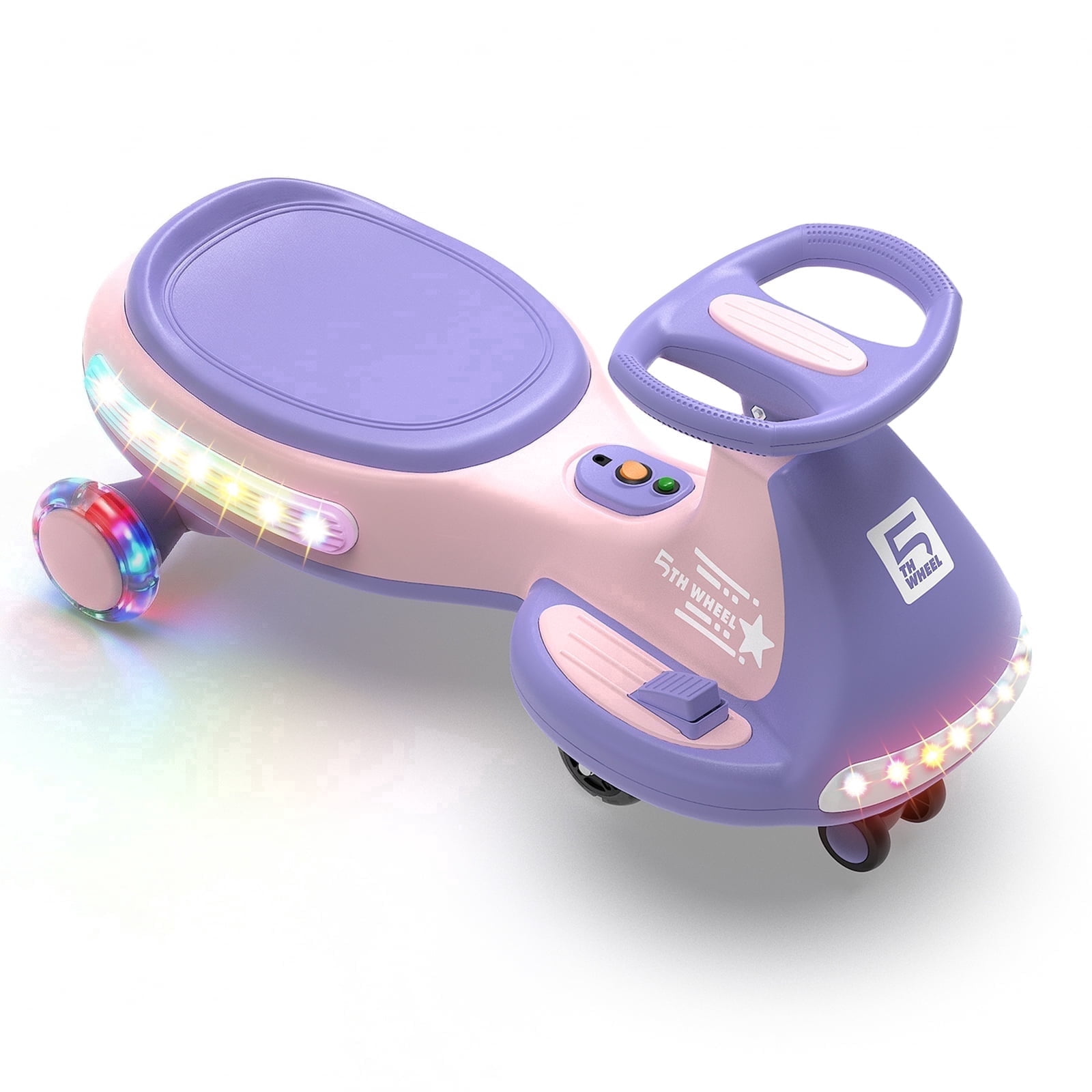 5TH WHEEL 12V 4.5Ah KW01 Electric Wiggle Car for Kids, 3-4.5 Mph Swing ...