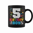 5Th Birthday Boys Master Builder Five Years Blocks Building Coffee Mugs ...