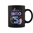 5Th Birthday Mermaid Theme Party Dive Into Five 5 Years Old Coffee Mugs ...