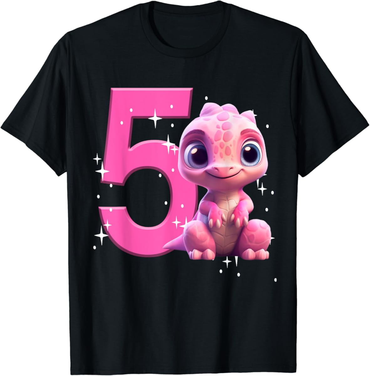 5Th Birthday Shirt Dinosaur Pink Party T-Rex Five Unisex Men Women T ...