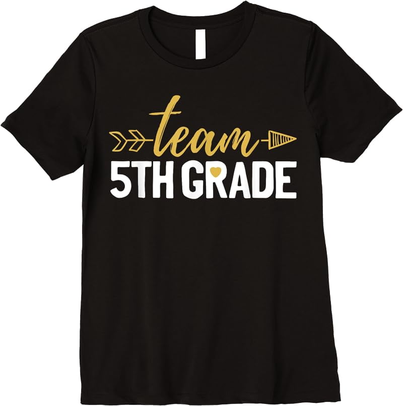 5Th Grade Crew Squad Teacher Kids T-Shirts Shirt, Size 5Xl, Tee Dark ...