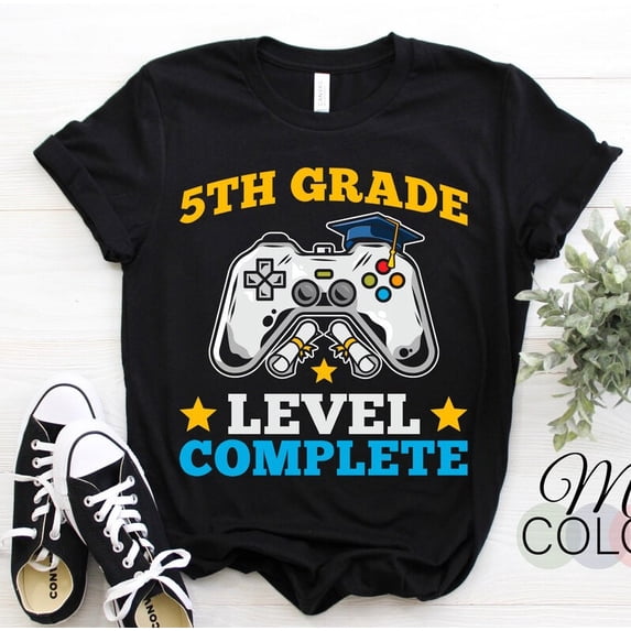 5Th Grade Level Complete Video Games Lover Graduation Class School ...