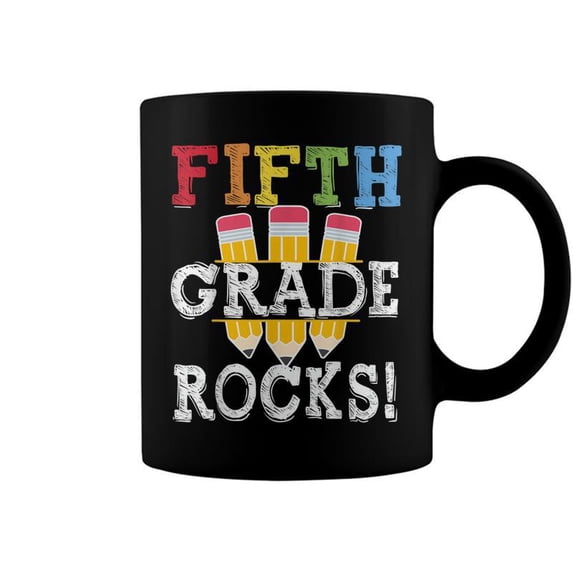 5Th Grade Rocks Back To School Student Kid Teacher Team Coffee Mugs ...