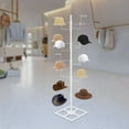 5Tier 6.02ft Metal Rotating Hat Display Rack Free Standing Floor 20 ...