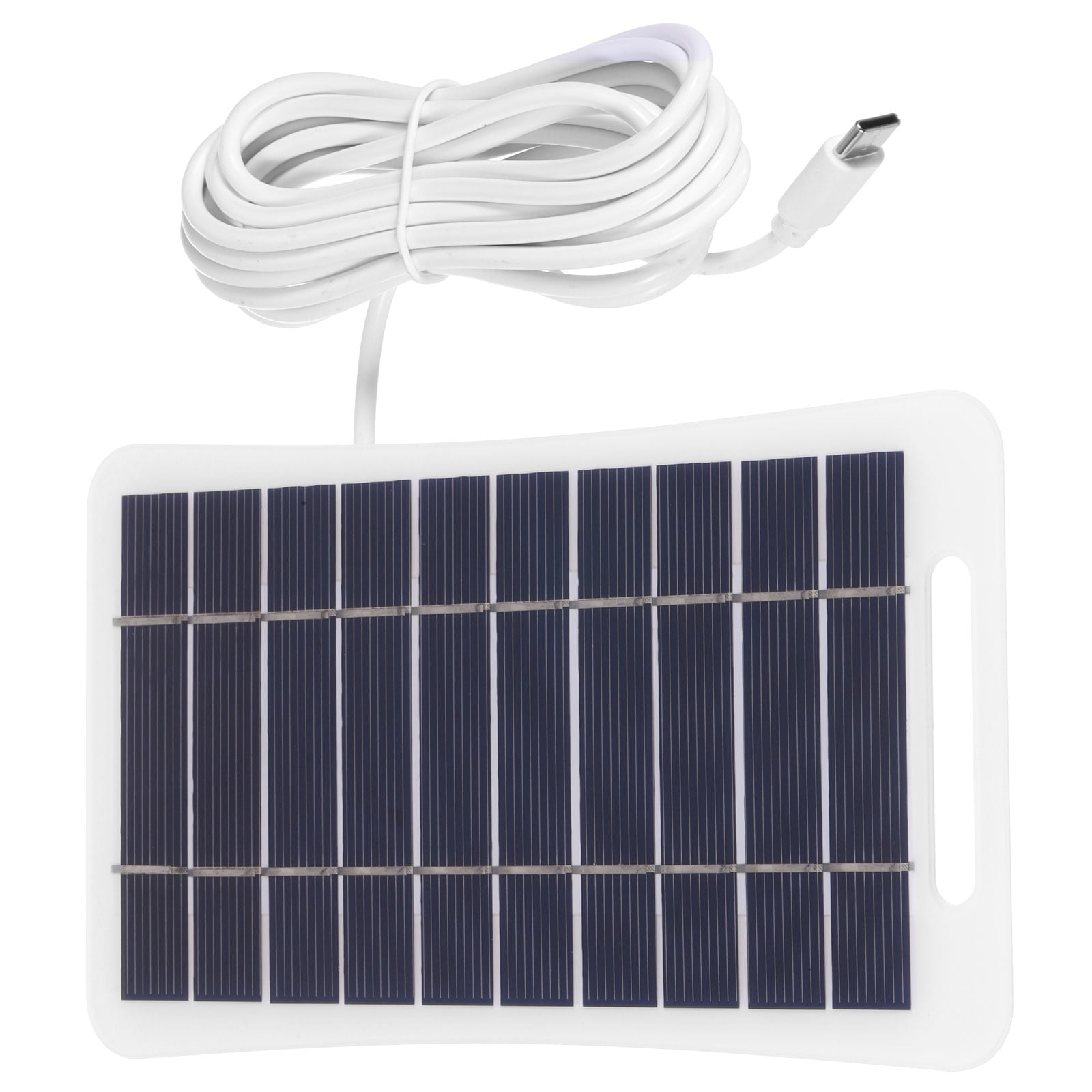 5V 0.4A 2W Solar Panels, USB-C Solar Panel Charger with Micro USB-C ...