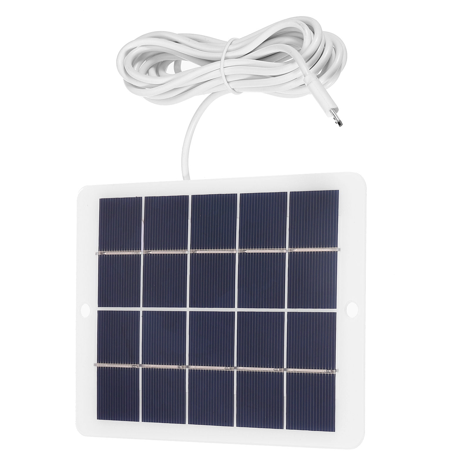 5V 0.6A 3W Mini Solar Panels, USB Solar Panel Charger with Micro USB ...