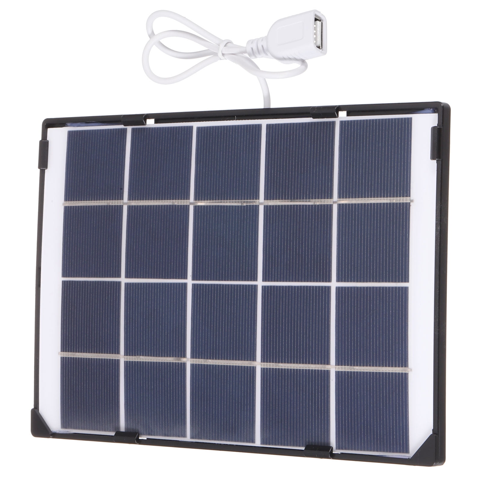 5V 1.2A 6W Mini Solar Panels, USB Solar Panel Charger with Micro USB ...