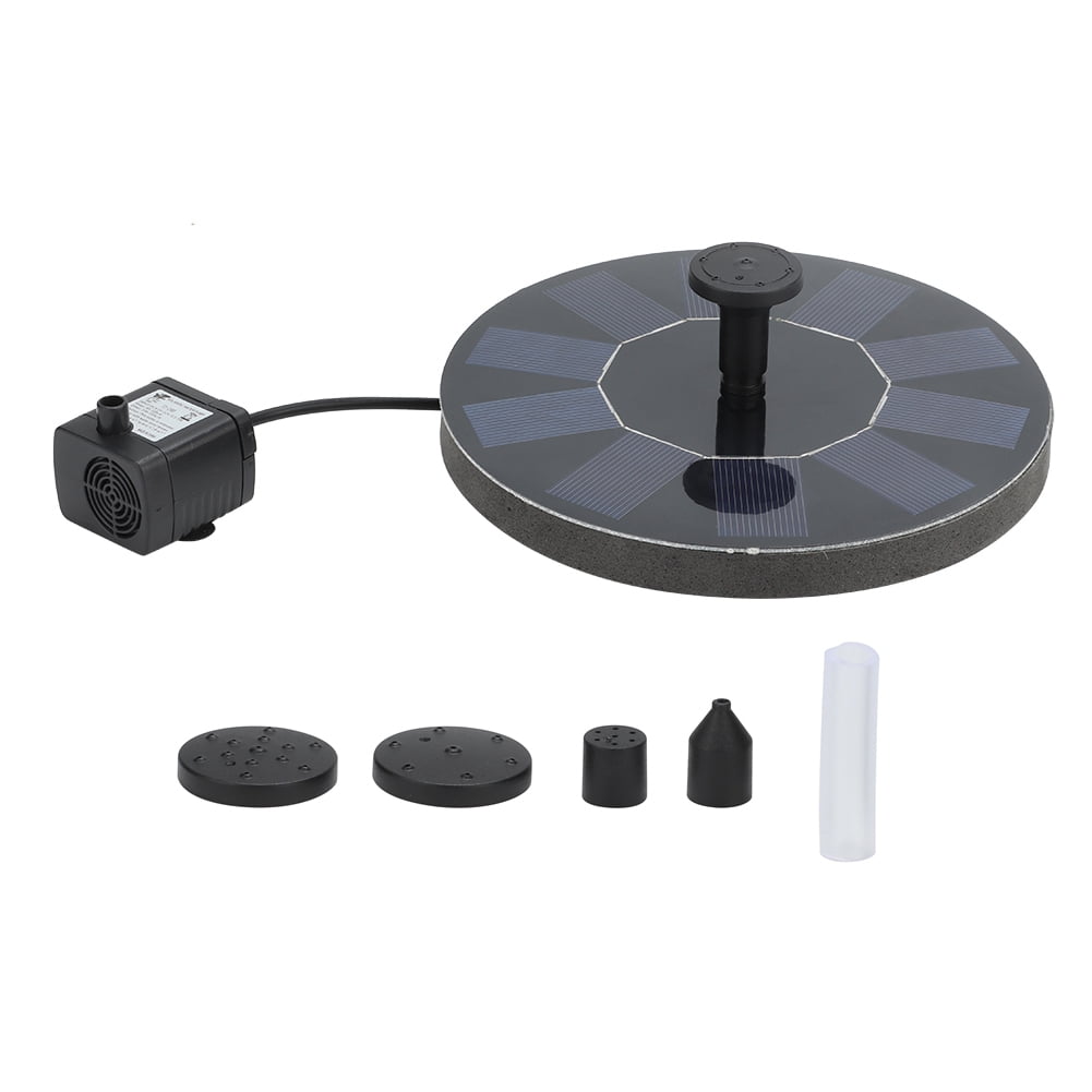 5V 1.6W Solar Water Fountain Pump Floating Landscape Fountain for ...