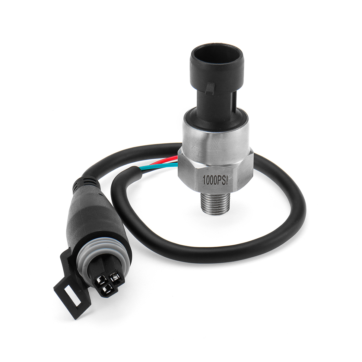 5V 1/8NPT Stainless Steel Fuel Pressure Transducer Sender For Oil Air ...
