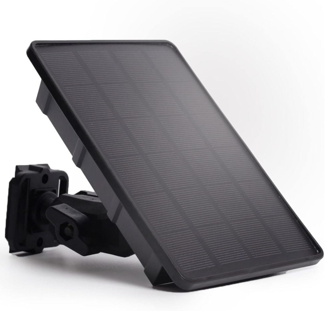 5V/12V Trail Camera Solar Panel - 4W Solar Panel Battery w/ 4400mAh Li ...