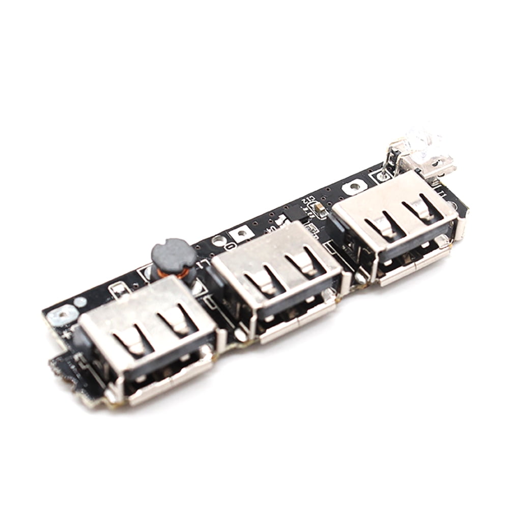 5V 1A/2.1A USB Charging Module 3 USB Mini Charging Module for 18650 ...