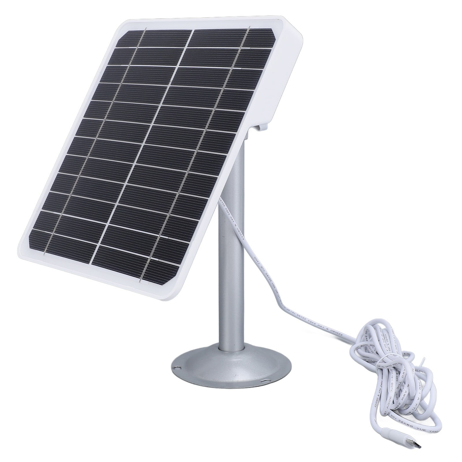 5V 20W Solar Panel Outdoor Rechargeable Camera USB Charger Adjustable ...