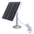 5V 20W Solar Panel Outdoor Rechargeable Camera USB Charger Adjustable ...