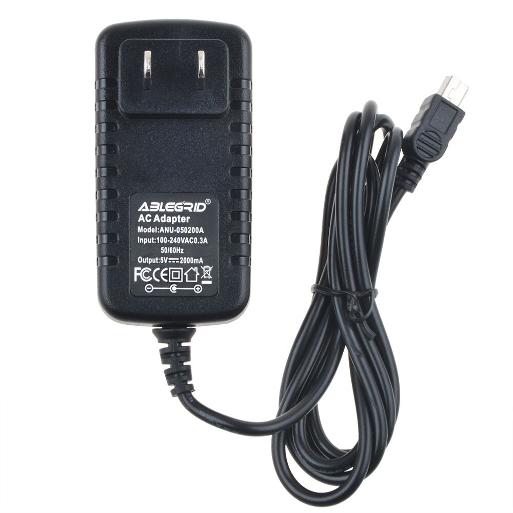 5V 2A Mini USB Wall AC-DC Adapter Charger Power Supply For GPS MP3 PSU ...