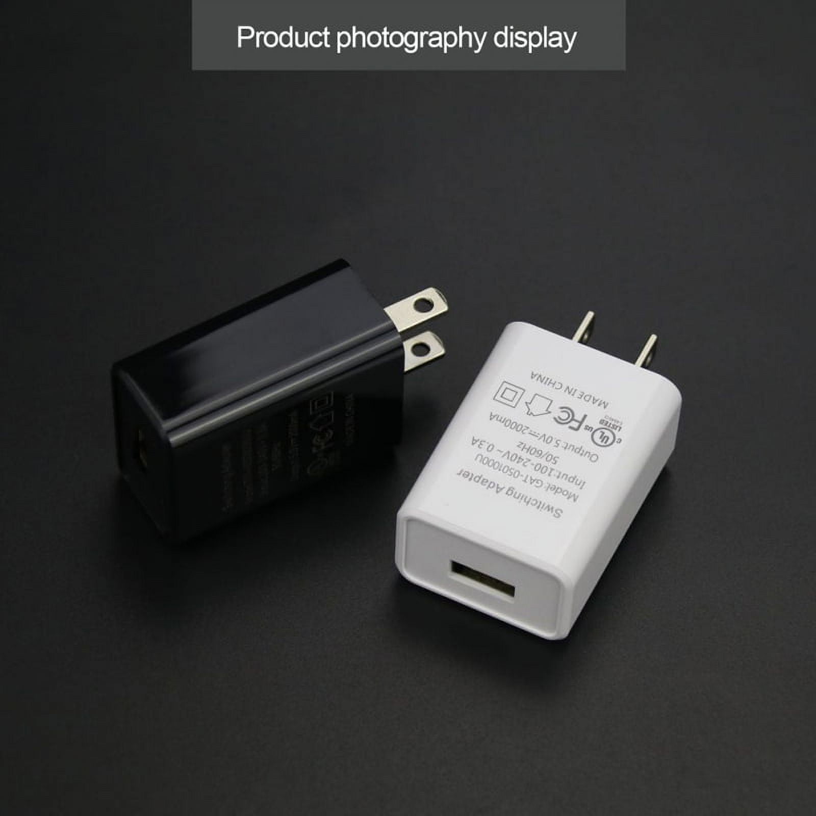 5V 2A USB Wall Charger One Port Home Travel Plug Charging Block Cube ...