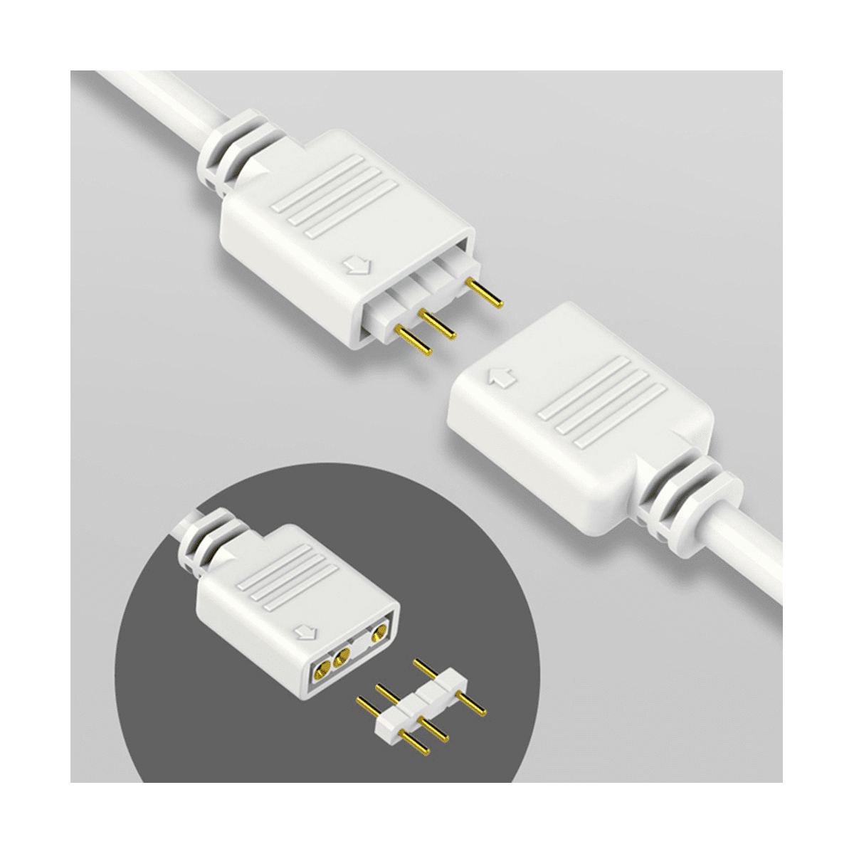5V 3-Pin Extension Cable for Computer Motherboard Hub Cable Connection ...
