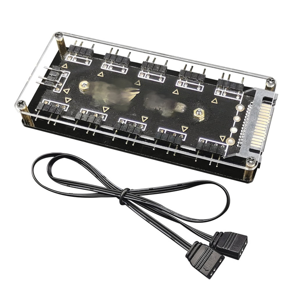 5V 3 pin ARGB RGBW Cable for AURA SYNC RGB 10 Hub Splitter SATA Power ...