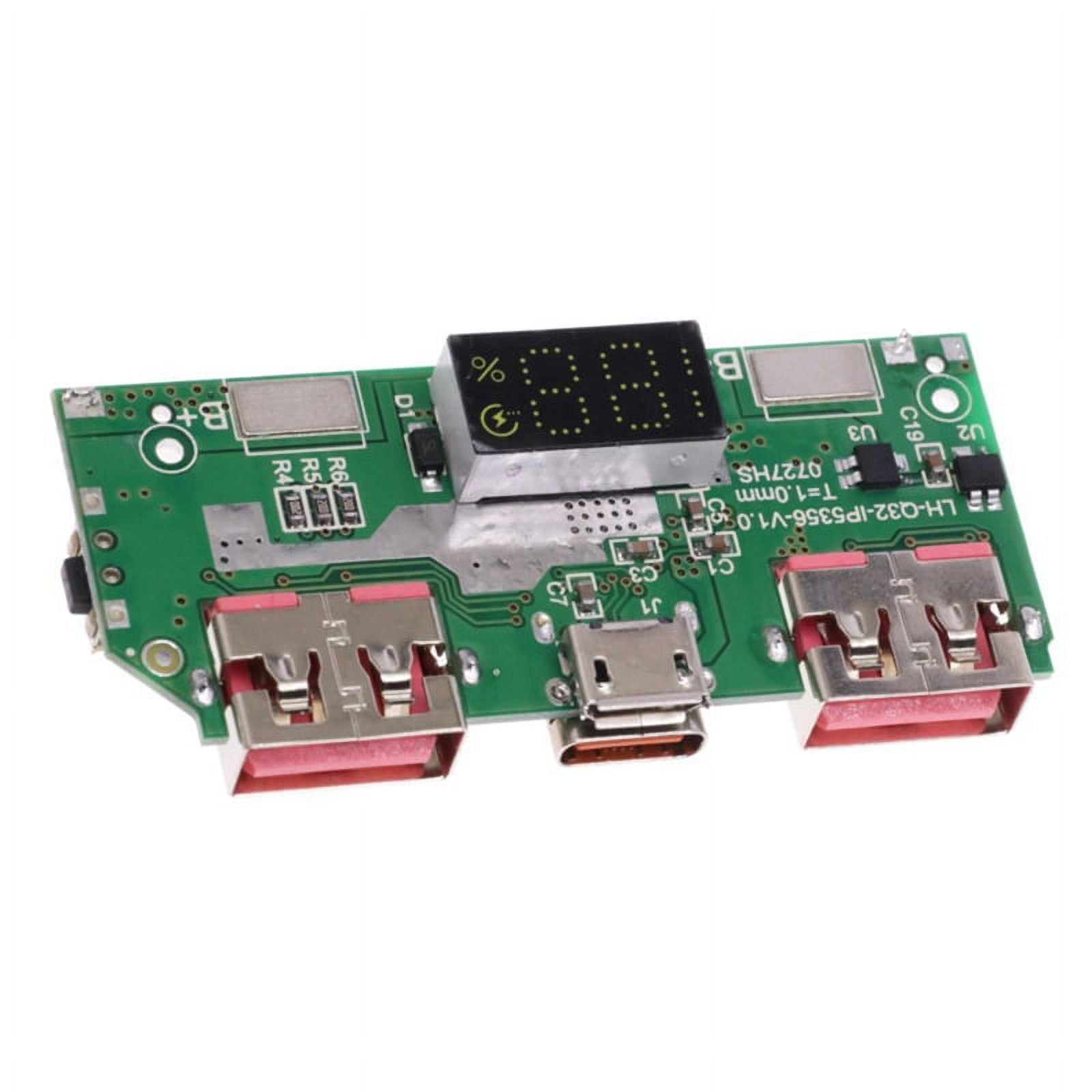 5V 3A Lithium Battery Digital Display Fast Charging Module IP5356 TYPE ...