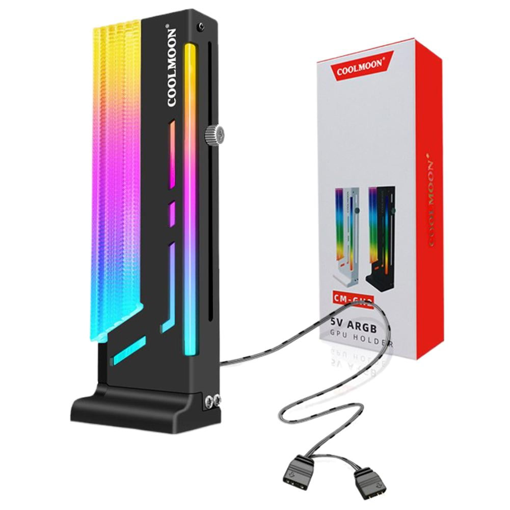 5V 3Pin ARGB Graphics Card Bracket Vertical GPU Support Computer ...