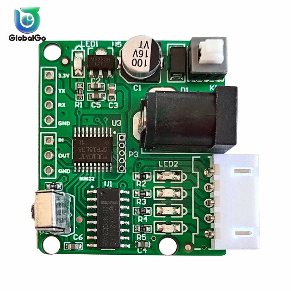 5V 4-Phase 28BYJ-48 DC Gear Step Stepper Motor + ULN2003 Driver Board ULN2003 PIC MCU DIY ...