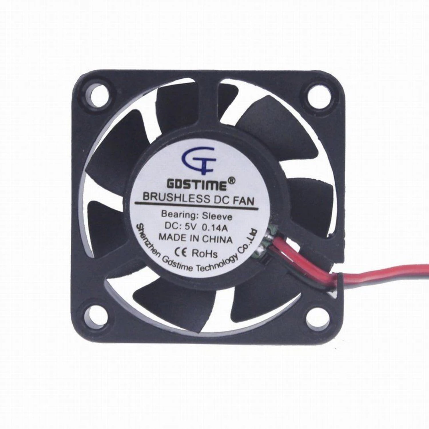 5V 40mm x 40mm x 10mm 4010S DC Brushless 2-pin CPU / Laser / Printer ...