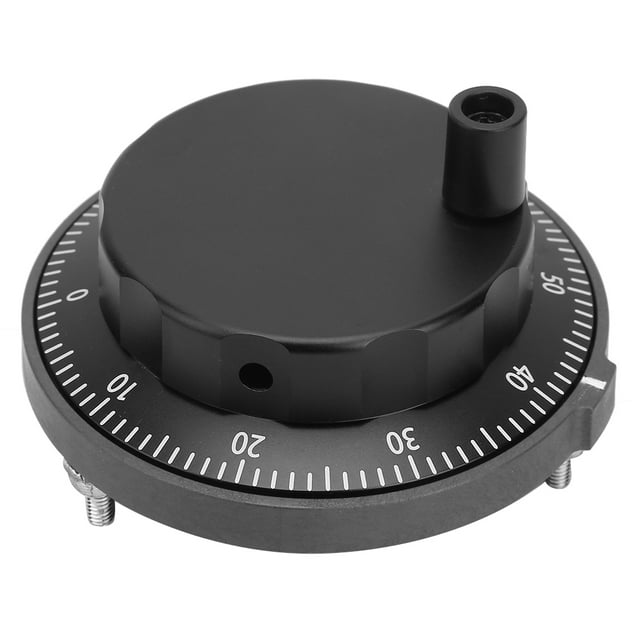 5V 80mm 6Pin CNC Pulser Black Handwheel 100PPR Manual Pulse Generator ...