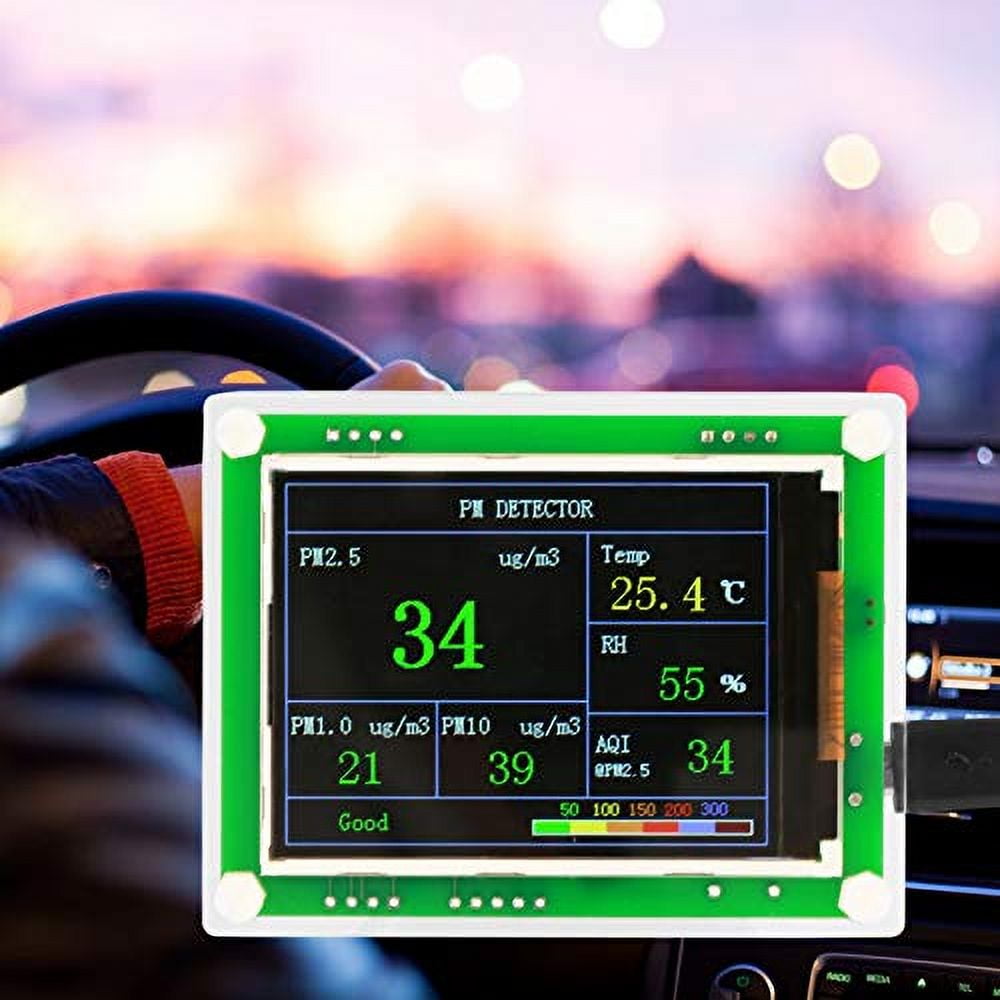 5V Air Quality Monitor, Air Pollution Detector Meter Sensor Tester with ...