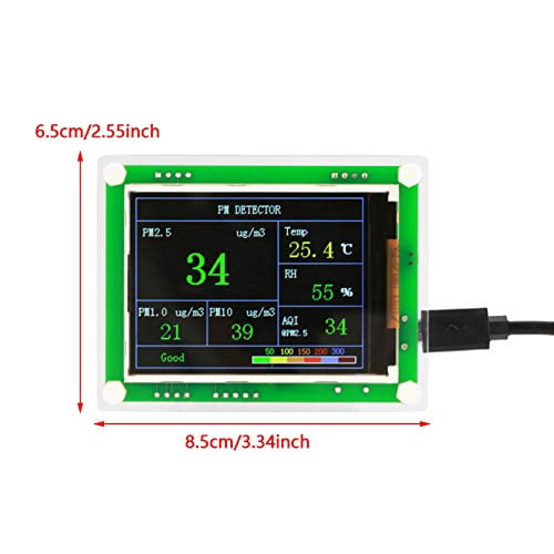 5V Air Quality Monitor, Air Pollution Detector Meter Sensor Tester with ...