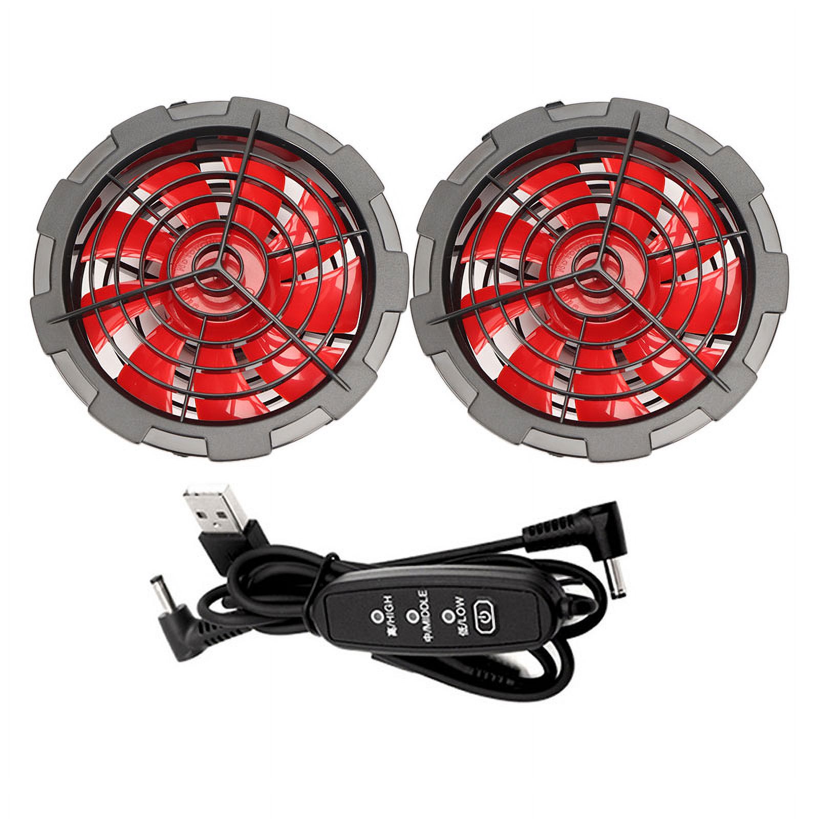 5V Cooling Vest Fan With Cable Fan Vest Fan Brushless Motor Air ...