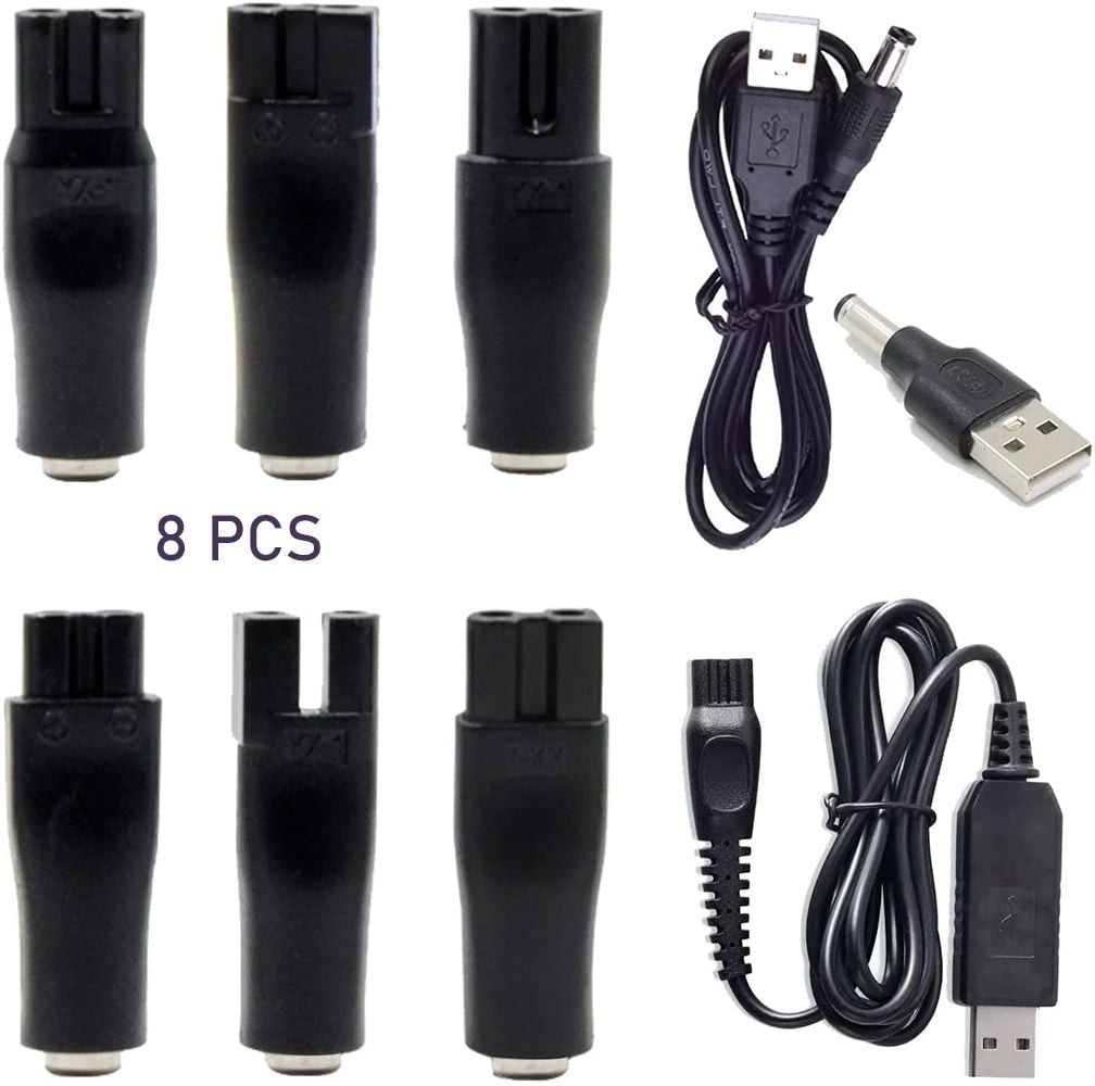 5V DC Connector Hair Clippers Cable Replacement Charger Power Cord ...